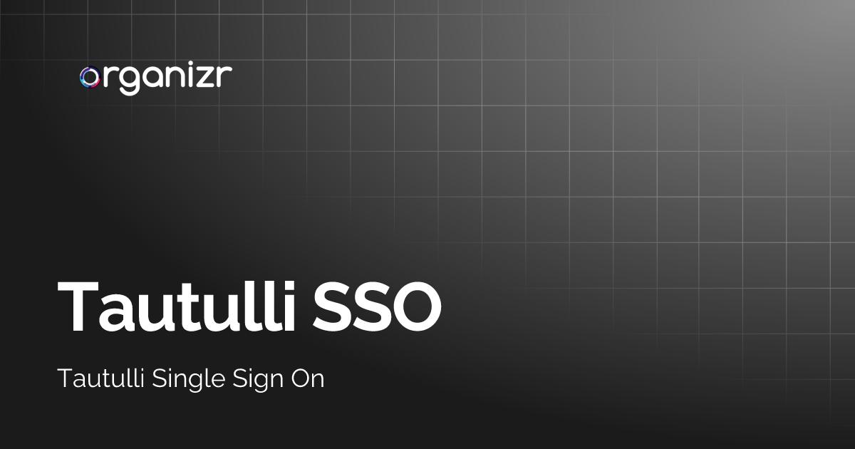 Tautulli SSO | Organizr