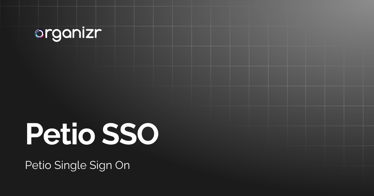 Petio SSO | Organizr